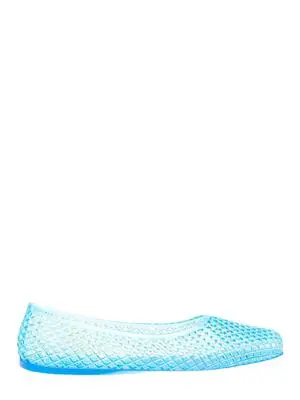 ANCIENT GREEK SANDALS Translucent Ballet Flats - Blue