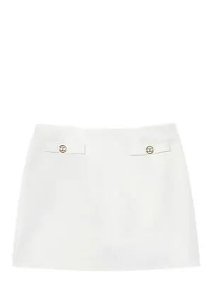 TWINSET TWINSET Linen-blend Mini Skirt