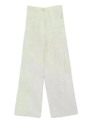 FORTE_FORTE Slub Trousers - Green