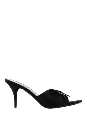 Balenciaga 80mm Bow-detailing Sandals - Black