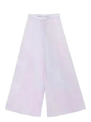 FORTE_FORTE Wide-leg Trousers - Purple