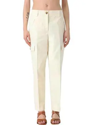 TWINSET Pressed-crease Trousers - Neutrals