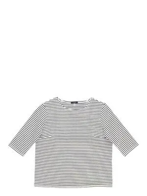 R13 Striped T-shirt - White