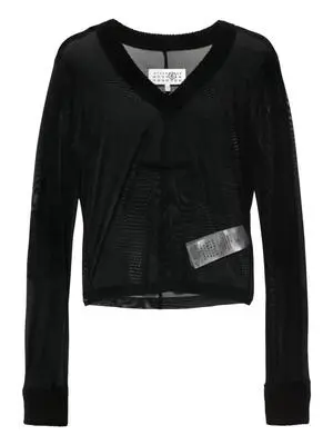 MAISON MARGIELA Mesh Top - Black