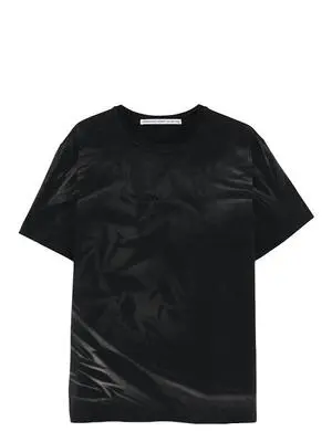 Alexander Wang Crease Wash Short Sleeve T-shirt - Washed Black
