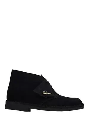 Clarks Originals Desert Boot Suede - Black