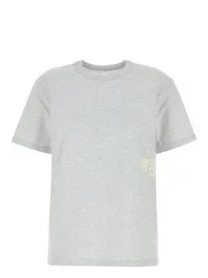 Alexander Wang Short Sleeve Tee - Heather Grey