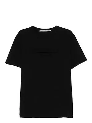 Alexander Wang Distressed Logo Tee - Black
