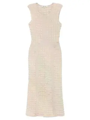 Henrik Vibskov Tie Midi Dress - Neutrals