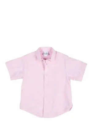 FLORENCE EISEMAN Linen Look Camp Shirt - Pink