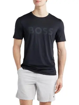 BOSS Tee Active Slim Fit Performance Logo Graphic T-shirt - Black