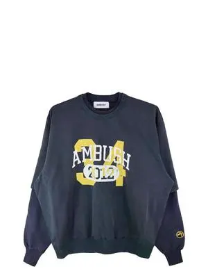 AMBUSH Logo-print Sweatshirt - Blue