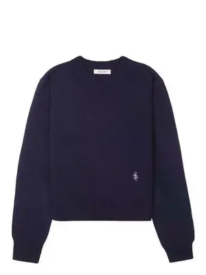 SPORTY & RICH Cashmere-blend Jumper - Blue