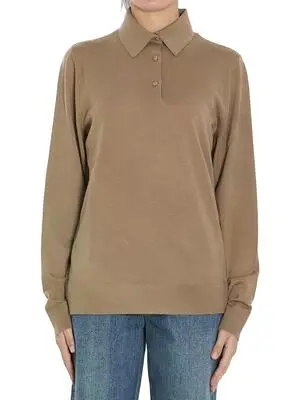 THE ROW Ipanelli Polo Top - Neutrals