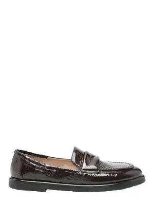 POMME D´OR Leather Loafers - Red