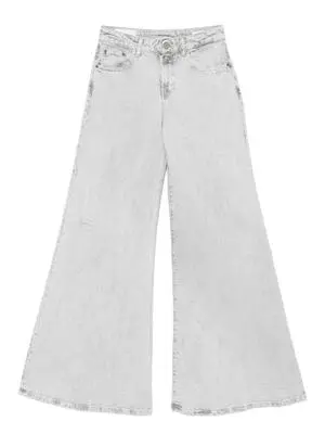 DONDUP Marlen Wide Leg Jeans - Grey