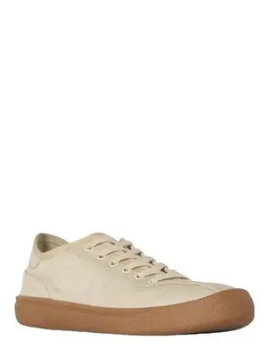 THE ROW Canvas Lace-up Sneakers - Sage Tint