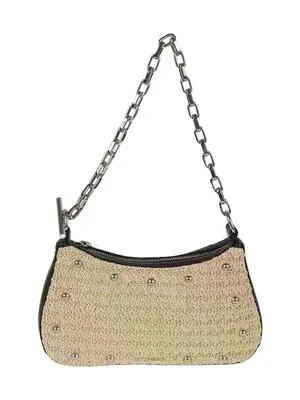 Alexander McQueen Stud-embellished Shoulder Bag - Neutrals