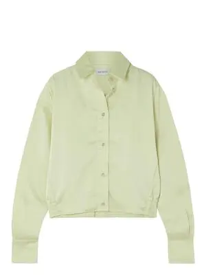 16Arlington Cosette Satin Shirt - Yellow