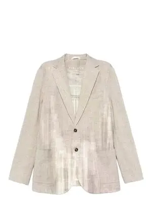 CIRCOLO 1901 Houndstooth Blazer - Neutrals