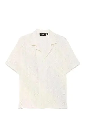 REPRESENT All-over Crochet Shirt - White