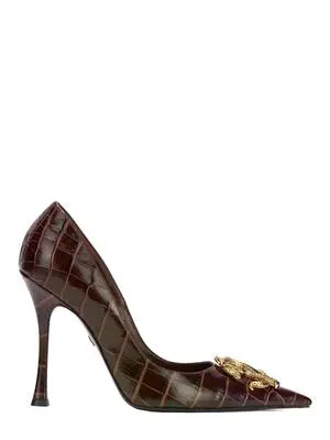 Roberto Cavalli Leather Pumps - Brown