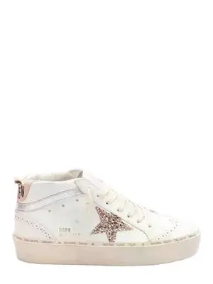 GOLDEN GOOSE Mid-star High-top Sneakers - White