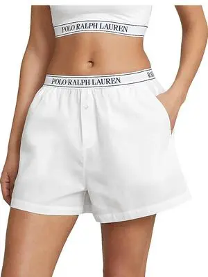 Polo Ralph Lauren Striped Boxer Shorts - White Cloud