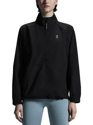 On All Day Half Zip Jacket - Black