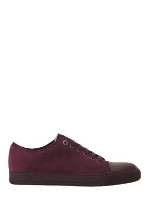 LANVIN DBB1 Leather And Suede Sneakers Bacchus