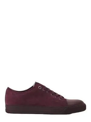 LANVIN Dbb1 Leather And Suede Sneakers - Brown