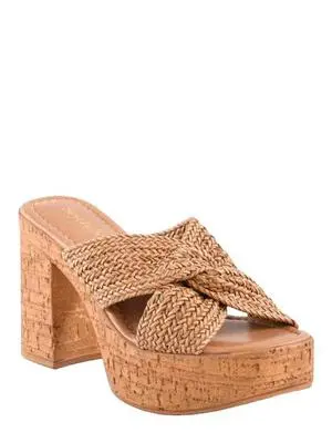 Seychelles Seychelles Adorned Platform Sandals Tan