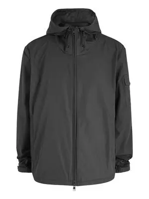 Moncler Sassiere Hooded Nylon Jacket - Black