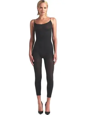 SKIMS Sheer Seamless Catsuit - Onyx