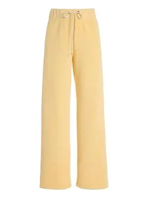 LES TIEN Eazy Classic Cotton Sweatpants - Yellow