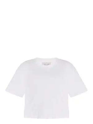 LES TIEN May Cropped T-shirt - White