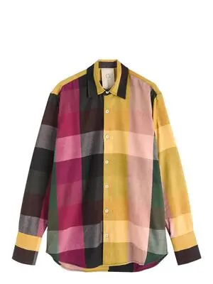 MARRAKSHI Life Checked Jacquard Cotton Shirt - Multicoloured 1