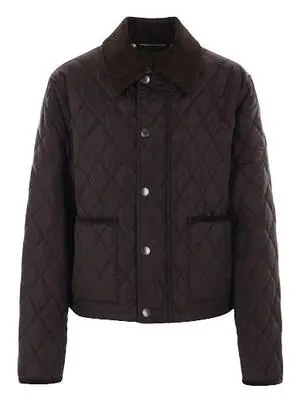 Burberry Quilt Jacket - Peat/ Brush Ip Check