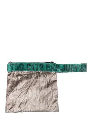 PUEBCO Vintage Sling Belt Pouch - Silver X Green