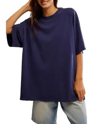 FREE PEOPLE Free People Devon Oversize Cotton T-Shirt