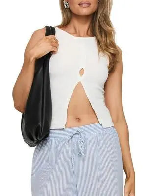 PRINCESS POLLY Princess Polly Lantau Front Slit Tank