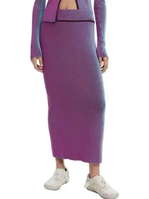 Desigual Tube Maxi Skirt - Purple
