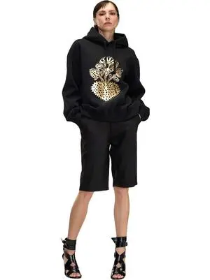 Cynthia Rowley Heart Of Gold Hoodie - Black