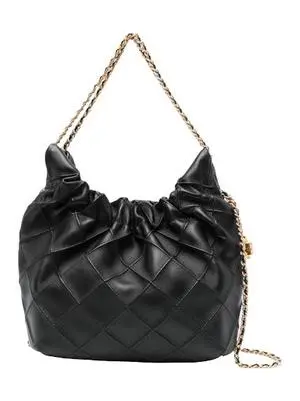 Tory Burch Fleming Mini Hobo Bag - Black