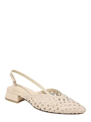 Dolce Vita Dolce Vita Birdie Slingback Flats Off White Woven Leather