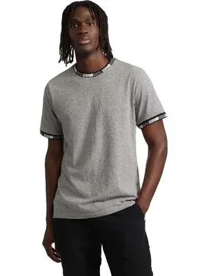 ECKO UNLTD. Database Short Sleeve Knit Tee - Marled Grey
