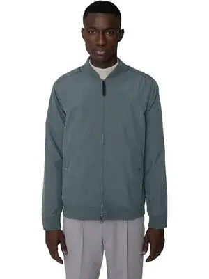 QUARTZ CO. Daniel Bomber Jacket - Blue Grey