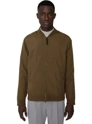 QUARTZ CO. Daniel Bomber Jacket - Dark Sand