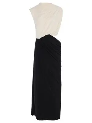 THIRD FORM Third Form Cascade Cut-Out Jersey Maxi Dress