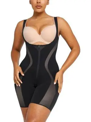SHAPELLX Inner Armor X Comfy Sculpting Bodysuit - Onyx Black